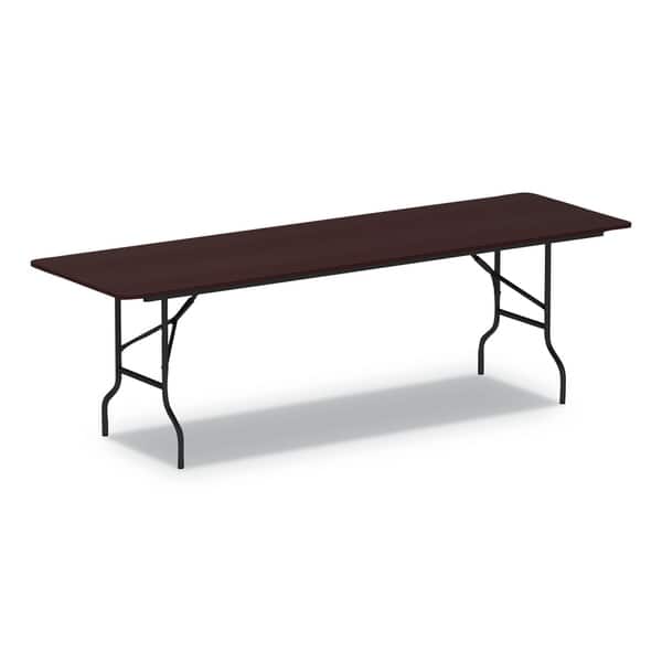 Alera Wood Folding Table, 96w x 30d x 29h, Mahogany - Bed Bath & Beyond ...