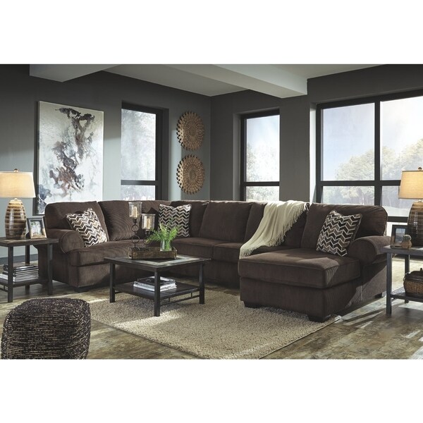 Jinllingsly Chocolate 3 piece Sectional Sofa Bed Bath Beyond 26628636