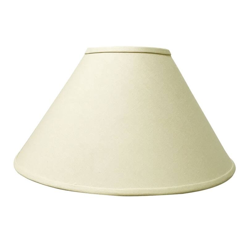 Royal Designs Conical Empire Hardback Lamp Shade with Wide Trim, 7 x 20 ...