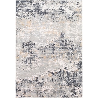 Ridley Abstract Gray/ Blue Area Rug - On Sale - Bed Bath & Beyond ...