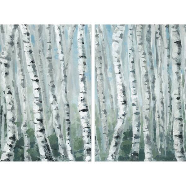 Handmade Skinny Tree Trunks III Diptych - Bed Bath & Beyond - 26640720