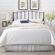 Crosley Whitney Charcoal Finish Metal Full/Queen Arched Headboard - Bed ...