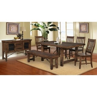 Terence Lodge 7-piece Dining Set - Bed Bath & Beyond - 26856884