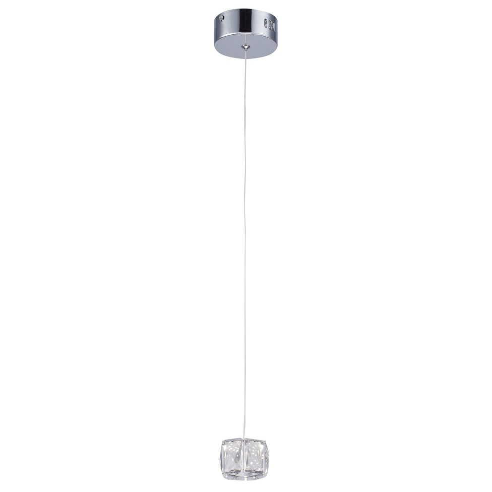 Mini Pendant Light with Chrome Stainless Steel Frame - On Sale - Bed ...