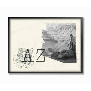 Stupell Arizona Black and White Photograph Framed Art, 11 x 14, Design By Artist Daphne Polselli ...
