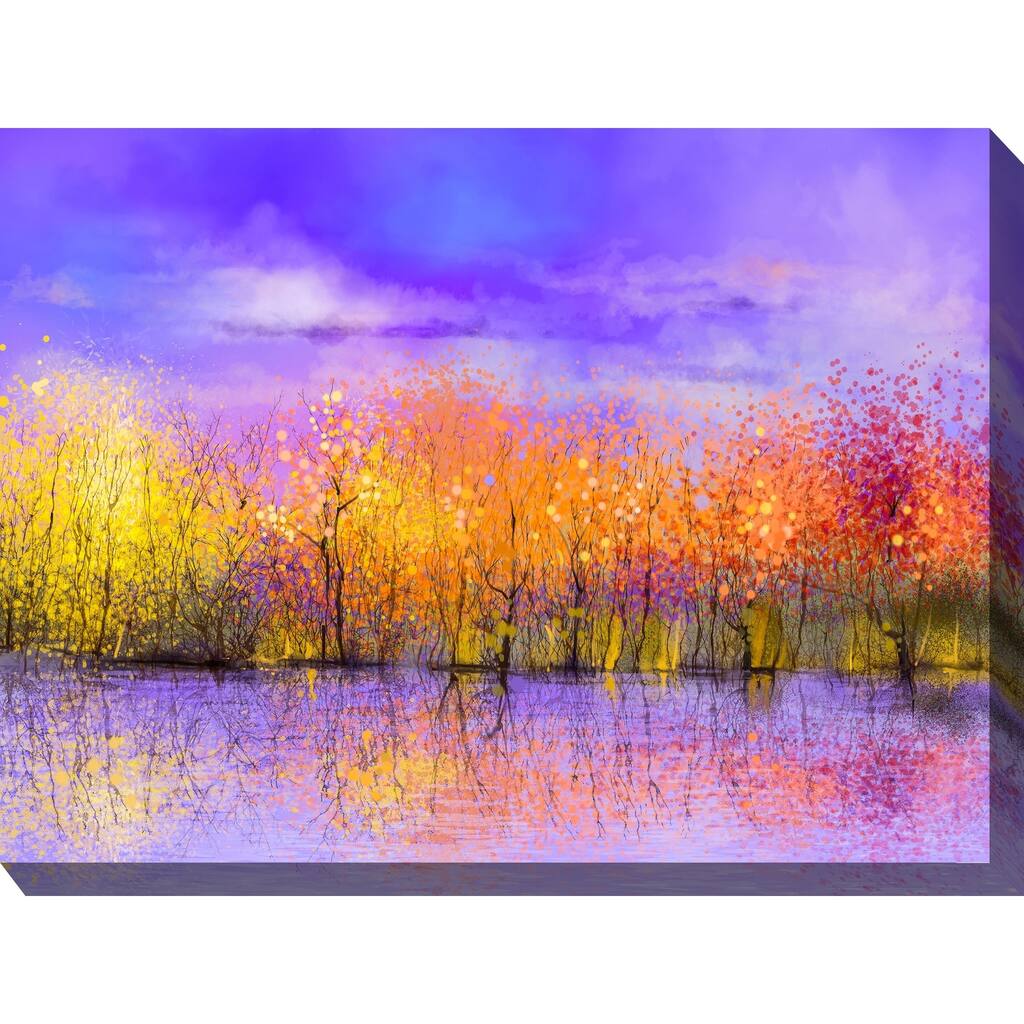 Sensation Indoor/Outdoor Art - Multi-color - Overstock - 26890894