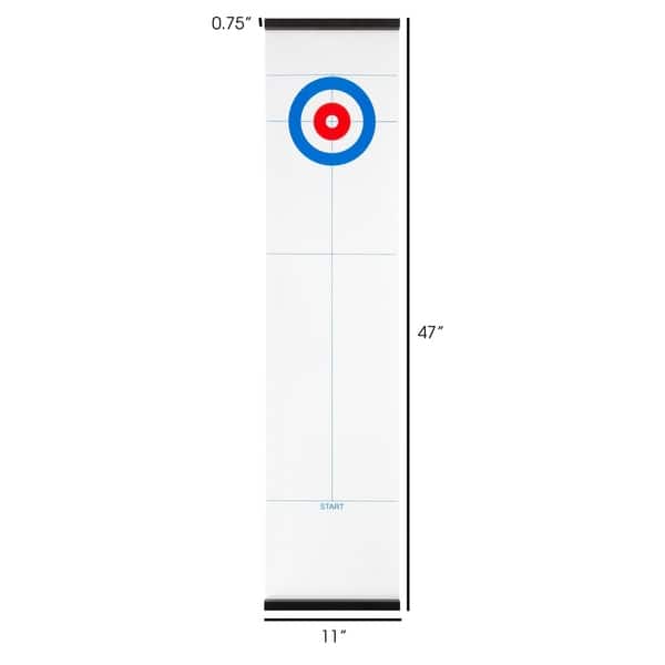 Tabletop Curling Game - Portable Indoor Desktop Roll Up Magnetic ...