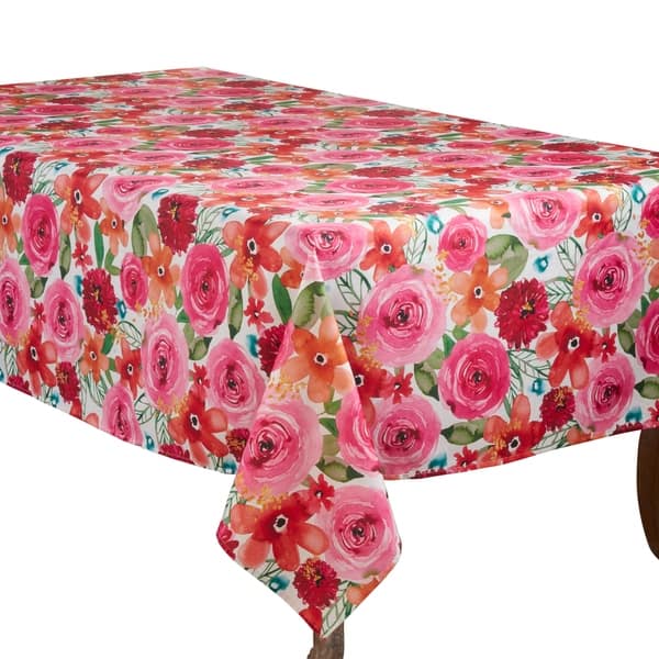 Floral Design Tablecloth - On Sale - Bed Bath & Beyond - 26960221