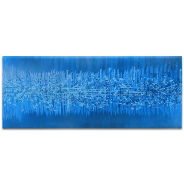 Helena Martin 'Static' Original Abstract Art on Ground and Painted ...