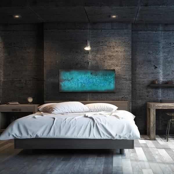 Helena Martin 'Milky Way Static' Original Abstract Art on Ground and ...