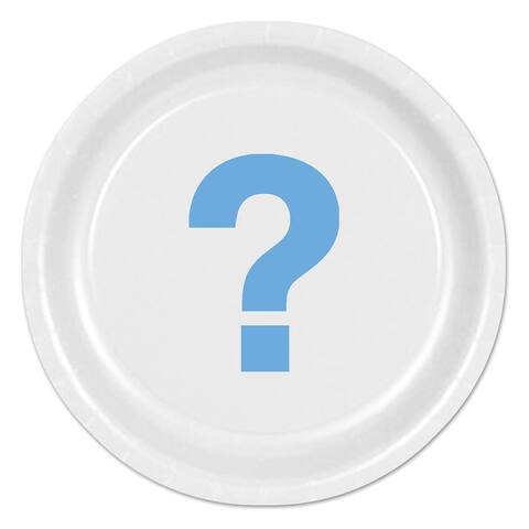 Beistle 9" Baby Shower Party Team Blue Plates - 12 Pack (8/Pkg ...