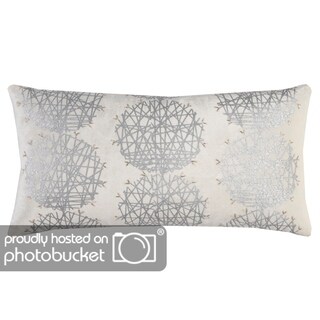 Rizzy Home Cover White Pillow - 11" x 21" - Bed Bath & Beyond - 27032081