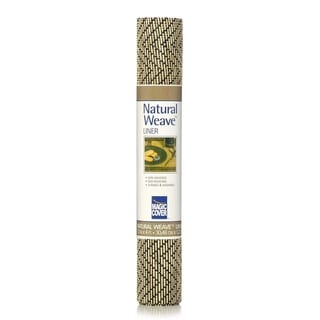 Magic Cover Natural Weave Non-Adhesive Shelf Liner, Zig Zag Black/Ivory ...