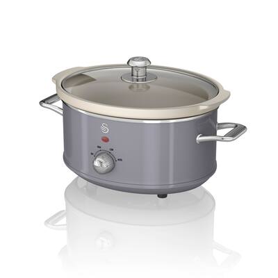 Slow Cooker 3.5L Grey - Overstock - 27066477