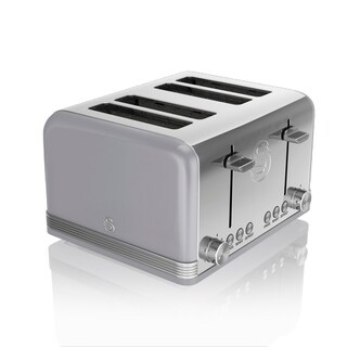 Retro 4 Slice Toaster Grey - Bed Bath & Beyond - 27066487