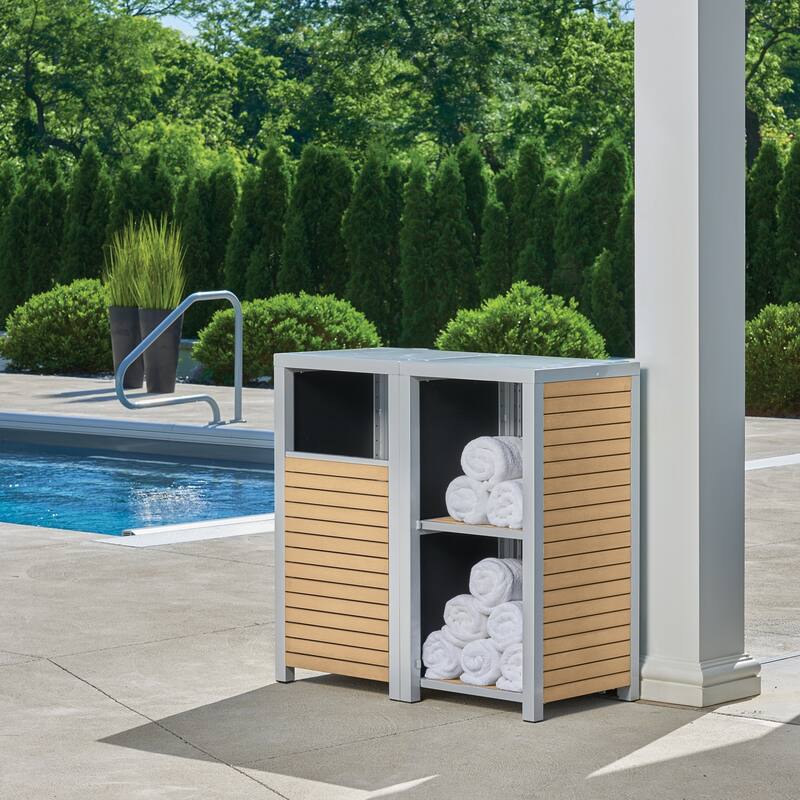 Knotts Tekwood Modular Outdoor Base Receptacle by Havenside Home ...