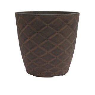 Happy Planter Planter, 14" x 14" x 13.6", Havana Brown - Bed Bath ...