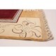 Hand-knotted Melis Vintage Red Wool Rug - 5'5
