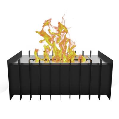 Regal Flame Pro 12" Ventless Bio Ethanol Fireplace Grate Burner Insert ...