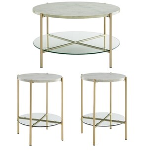 Walker Edison Howell 3-piece Table Set - Bed Bath & Beyond - 27173030