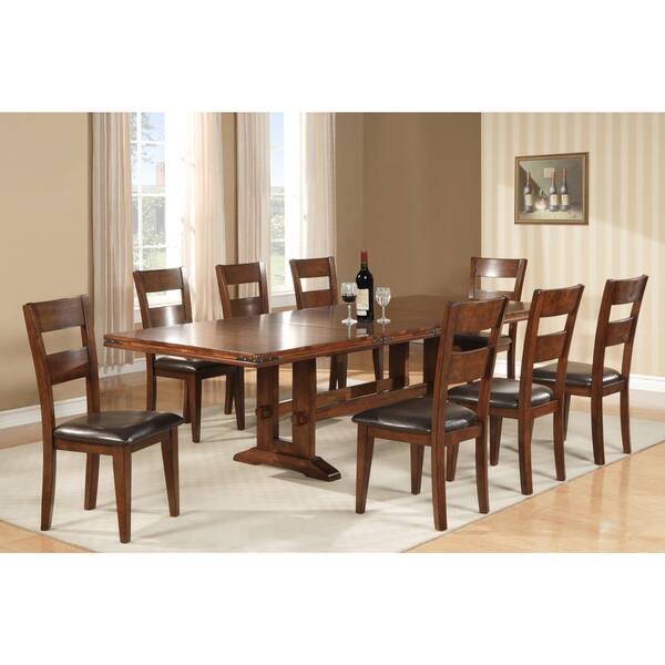 Andrews Road Tradtional Wood Dining Table - Brown - Bed Bath & Beyond ...