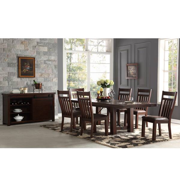 Kern Industrial Folk Dining Table - Brown - Bed Bath & Beyond - 27173225