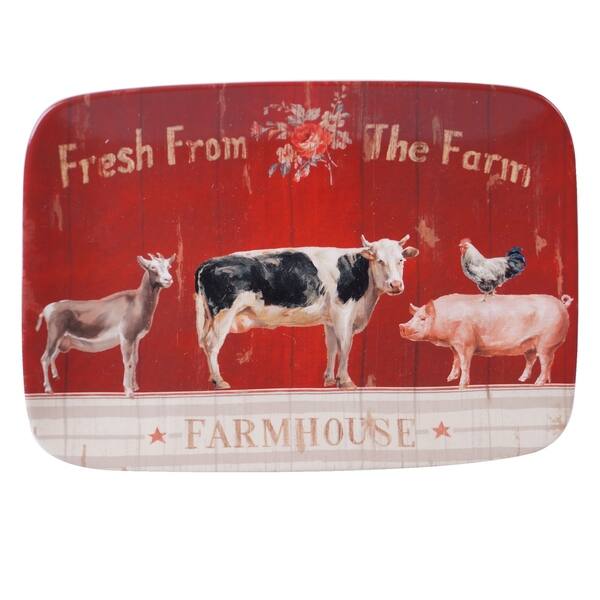 Certified International Farmhouse 14-inch Rectangular Platter - Bed ...