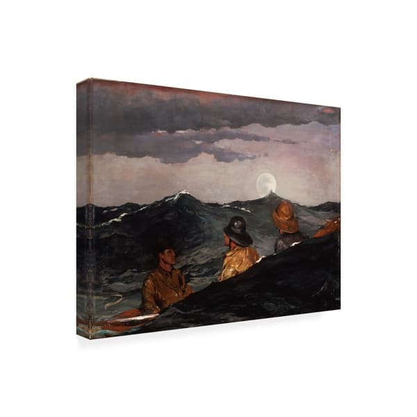 Winslow Homer 'Kissing the Moon ' Canvas Art - Bed Bath & Beyond - 27191026