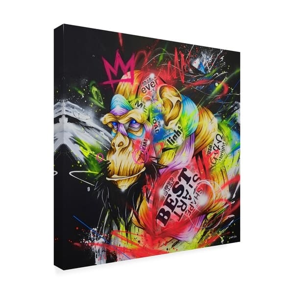 Taka Sudo 'Samurai Chimp' Canvas Art - On Sale - Bed Bath & Beyond ...