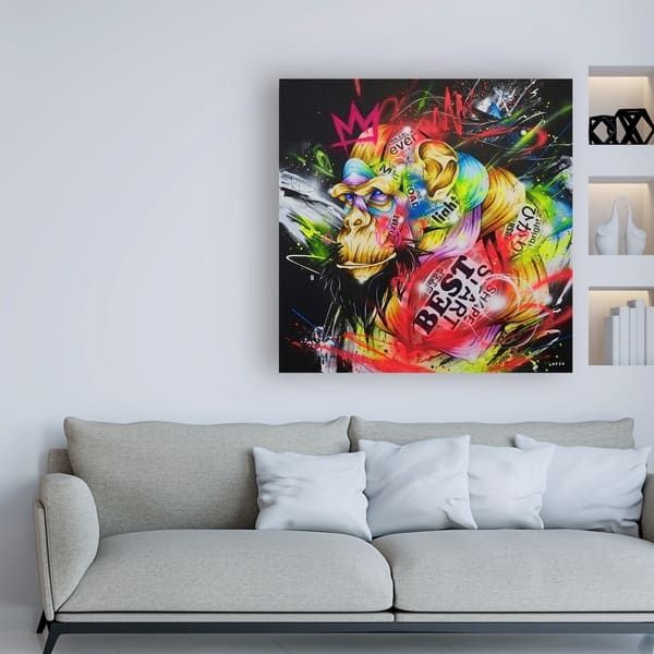 Taka Sudo 'Samurai Chimp' Canvas Art - On Sale - Bed Bath & Beyond ...