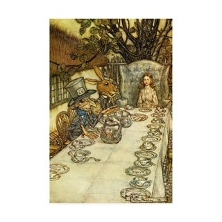 Arthur Rackham 'Alice At The Table Childrens Art' - Bed Bath & Beyond ...