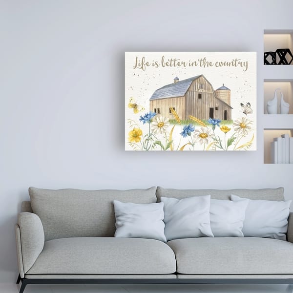 Jane Maday 'Nostalgic Farm I' Canvas Art - Bed Bath & Beyond - 27201148