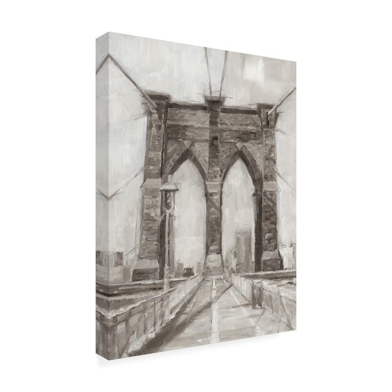 Ethan Harper 'Bridge Crossing I' Canvas Art - Overstock - 27201177