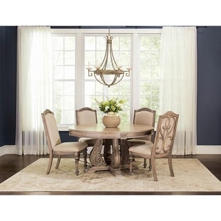 Elianna Traditional Round Formal Dining Table - Bed Bath & Beyond ...