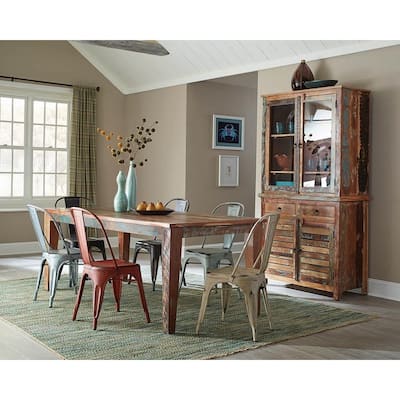 Christina Rustic Rectangular Dining Table - Multi-color - Overstock ...