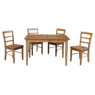 Copper Grove Clermont Dining Table with 4 Armless Dining Chairs - Bed ...