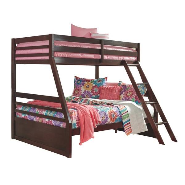 Signature Design by Ashley Halanton Dark Brown Bunk Bed - Bed Bath & Beyond - 27286147