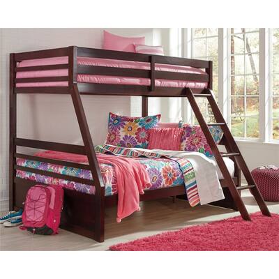 Signature Design by Ashley Halanton Dark Brown Bunk Bed - Overstock - 27286147