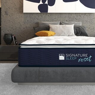 Signature Sleep Reset 12-inch Nanobionic Pillow Top Hybrid Mattress - Bed Bath & Beyond - 27299673