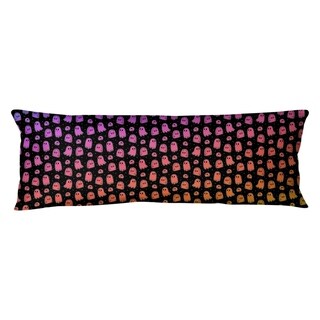 Katelyn Elizabeth Rainbow Ghost Pattern Body Pillow (w/ Removable ...