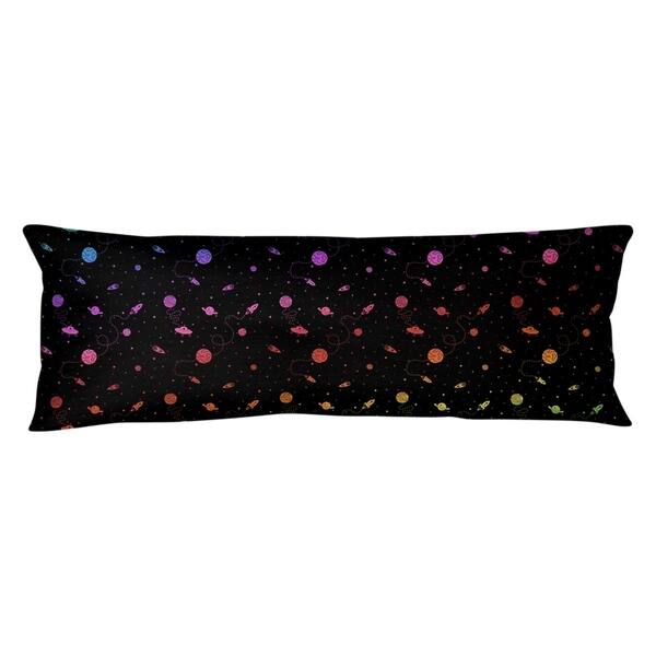 Katelyn Elizabeth Rainbow Outer Space Pattern Body Pillow (w/ Removable ...