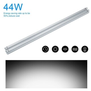 2 Tube T8 Stent LED Tube Shoplight 44W Transparent Cover Natural White ...
