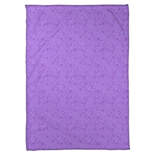 Katelyn Elizabeth Purple RPG Pattern Fleece Blanket - Artic Pro Fleece ...