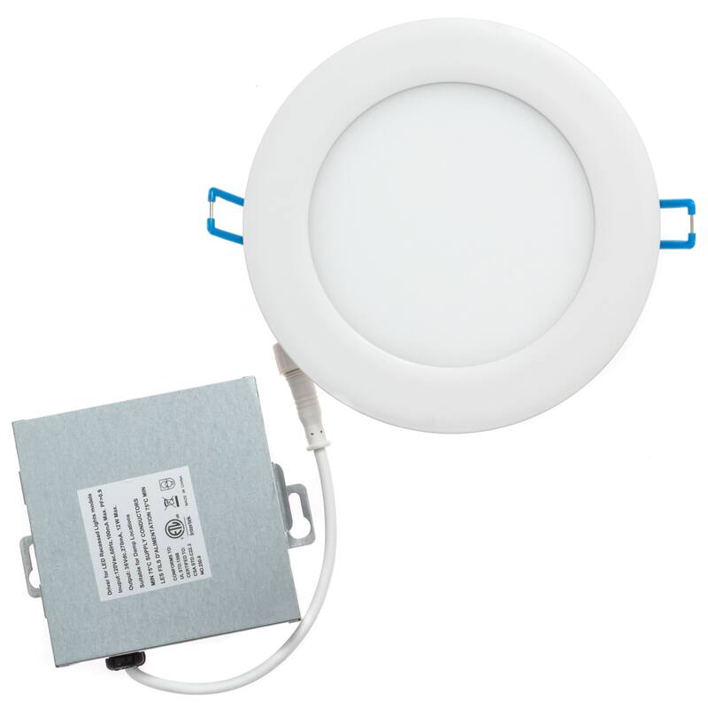 Goodlite 5 inch Round Ultra Thin LED Slim 12w Light Fixture 1000 Lumens ...