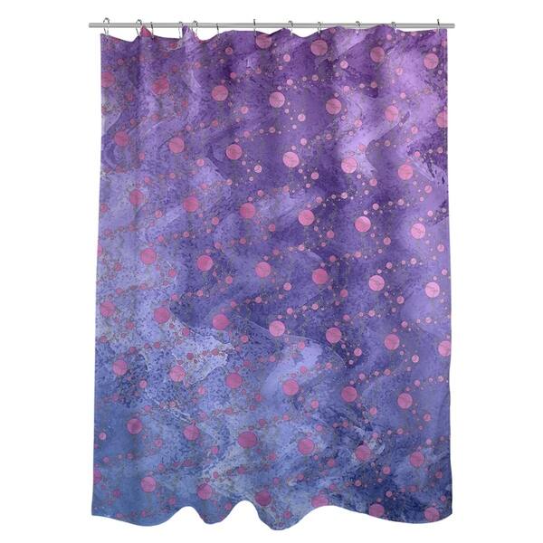 Katelyn Elizabeth Cotton Candy Ombre Planets & Stars Shower Curtain ...