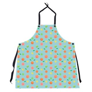 Katelyn Elizabeth Teal Citrus Fruit Pattern Apron - 27 x 30 - Bed Bath ...
