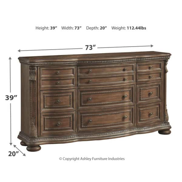 Charmond Dresser - Traditional Style - Brown - Bed Bath & Beyond - 27415422