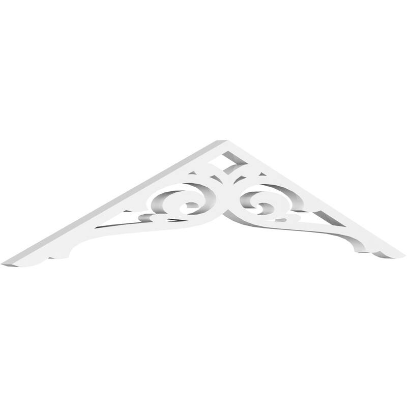 Bordeaux Architectural Grade PVC Gable Pediment - Overstock - 27415434
