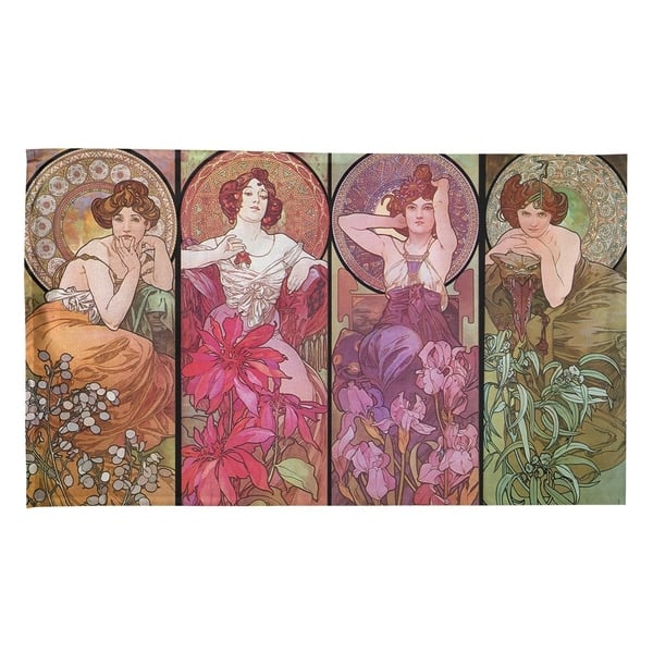 Alphonse Mucha Four Gemstones Tea Towel - 18 x 30 - Bed Bath & Beyond ...