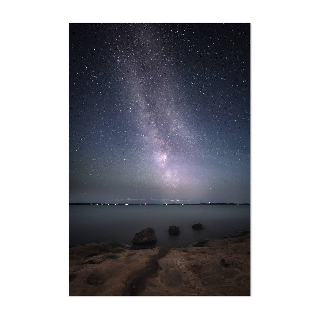 Noir Gallery Milky Way Night Sky Finland Unframed Art Print/Poster ...
